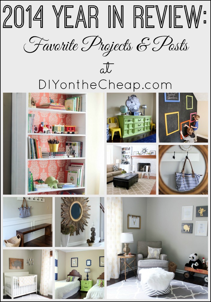 2014 Year In Review + My Favorite DIY Projects - Erin Spain
