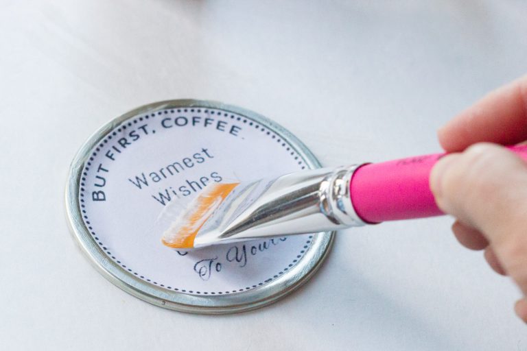 30 Minute Gift Idea for the Coffee Lover {& Free Printable Label ...