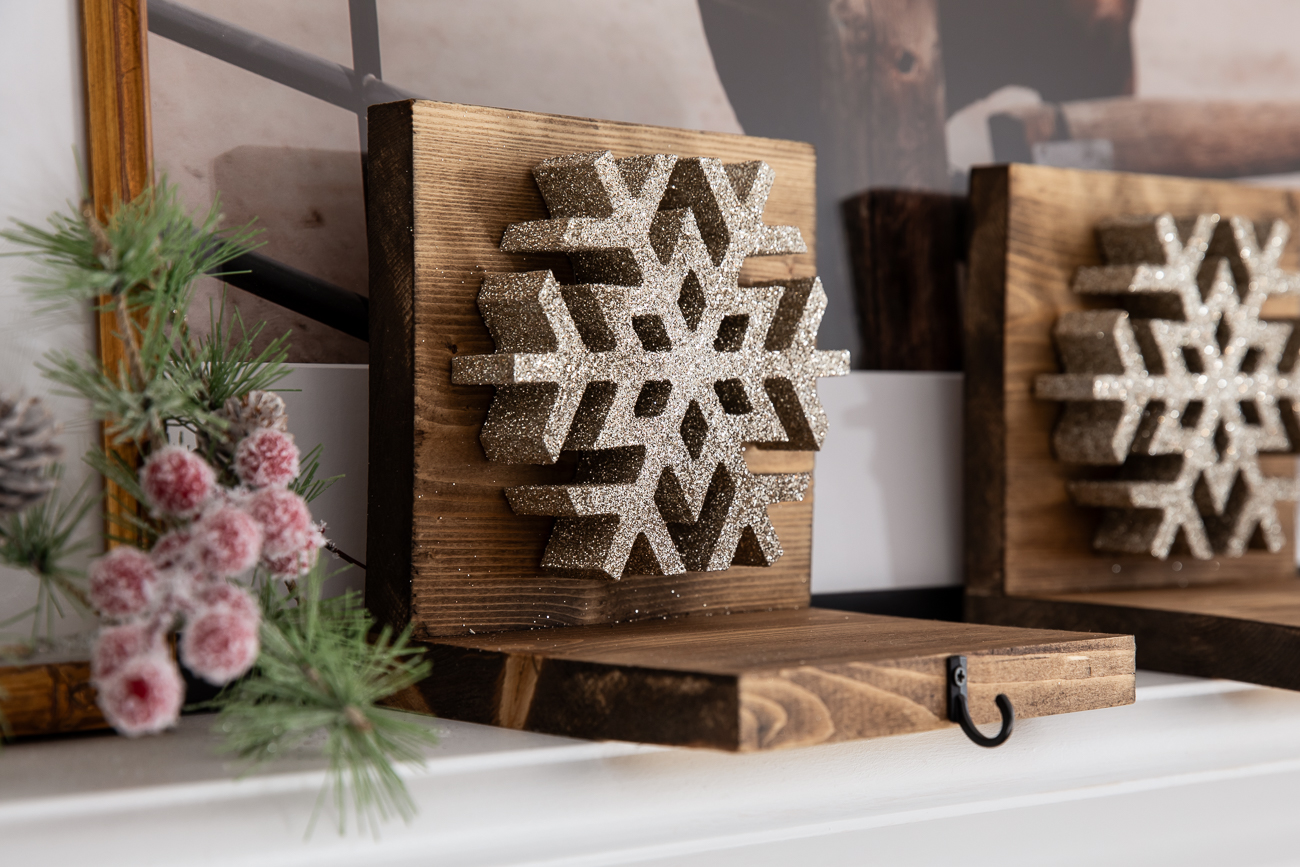 DIY Wooden Stocking Holders - Erin Spain