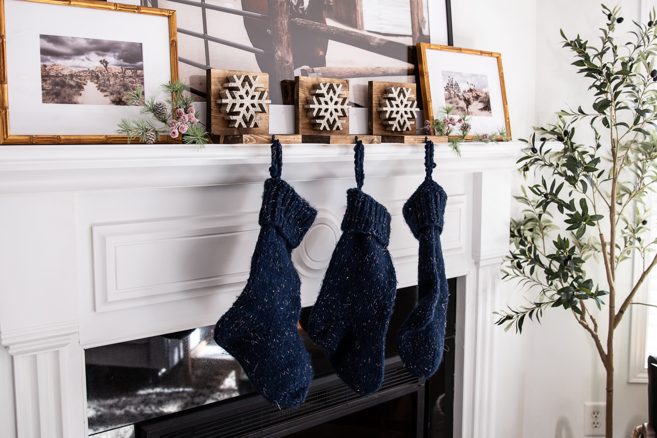 DIY Wooden Stocking Holders - Erin Spain