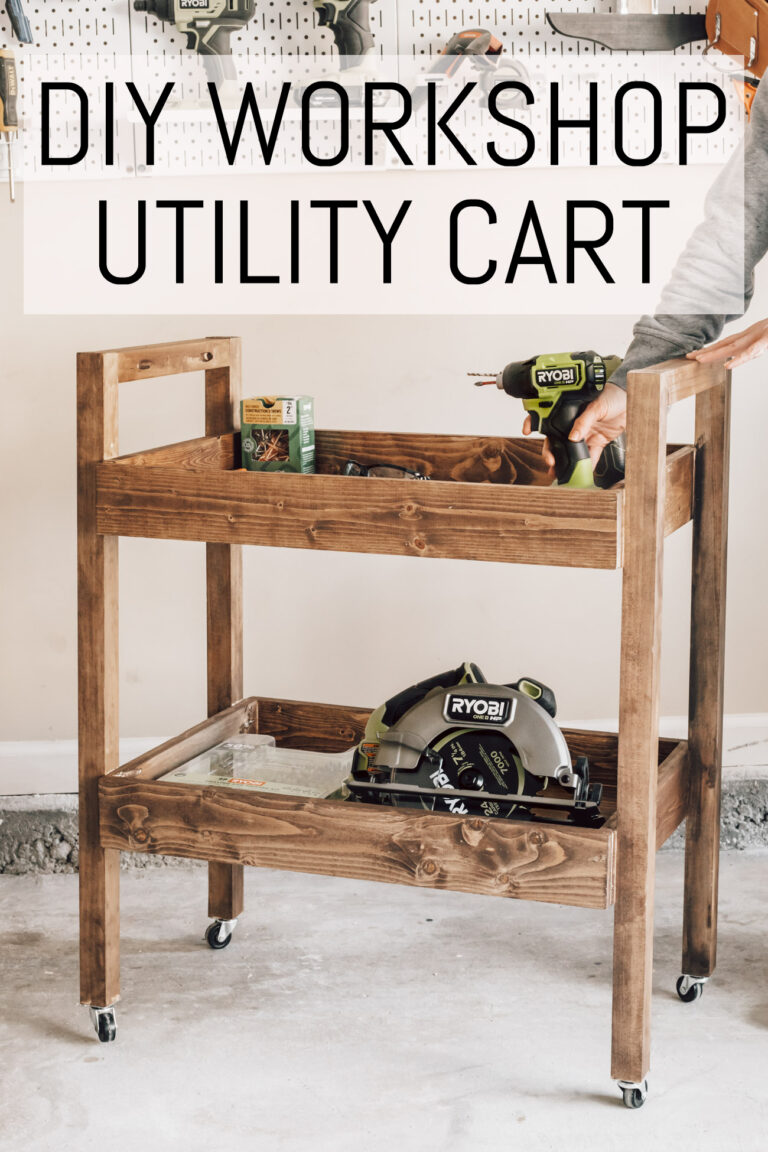 DIY Workshop Utility Cart - Erin Spain