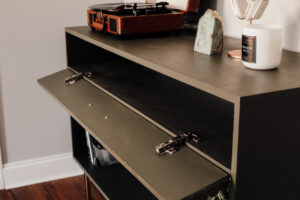 DIY Record Player Table - Erin Spain