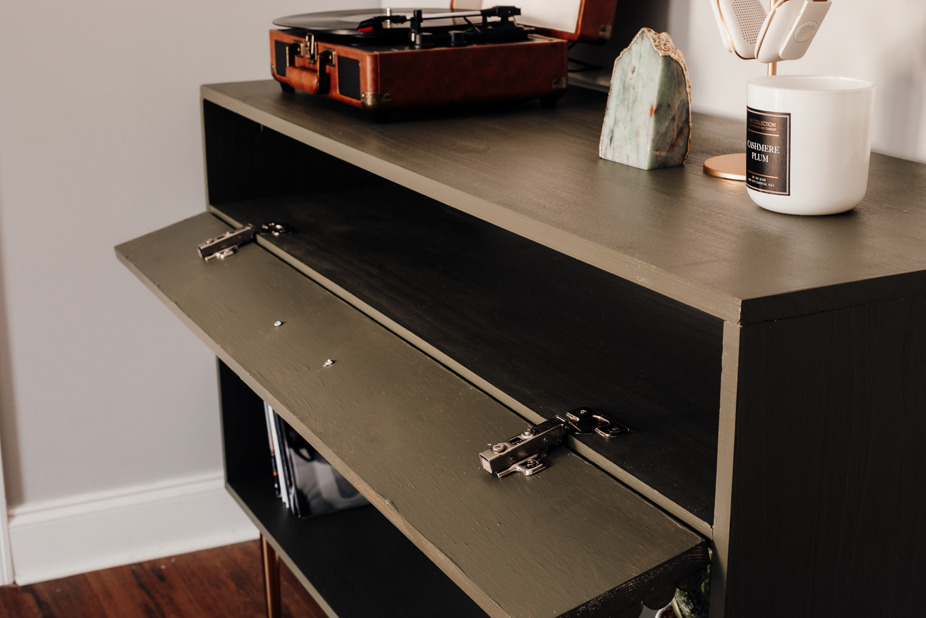 DIY Record Player Table - Erin Spain