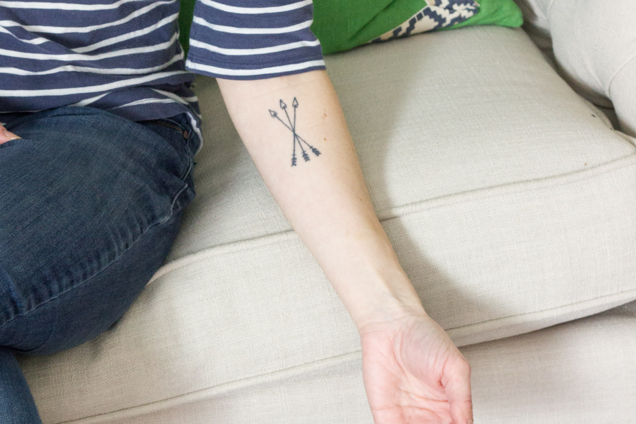 How to Make String Art {DIY Arrow Art} - Erin Spain