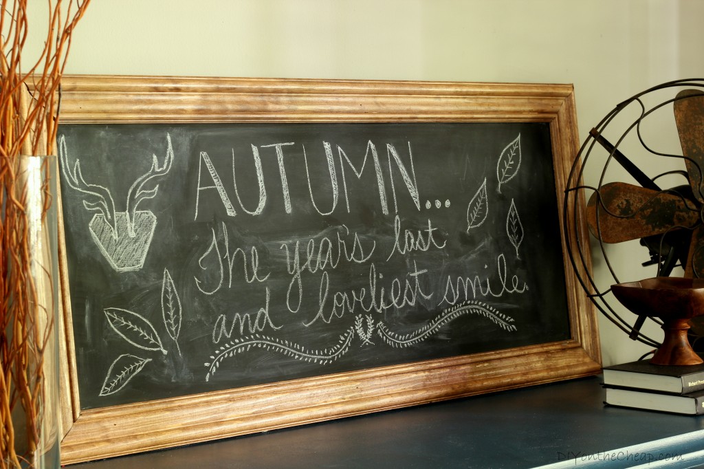 Fall Chalkboard - Erin Spain