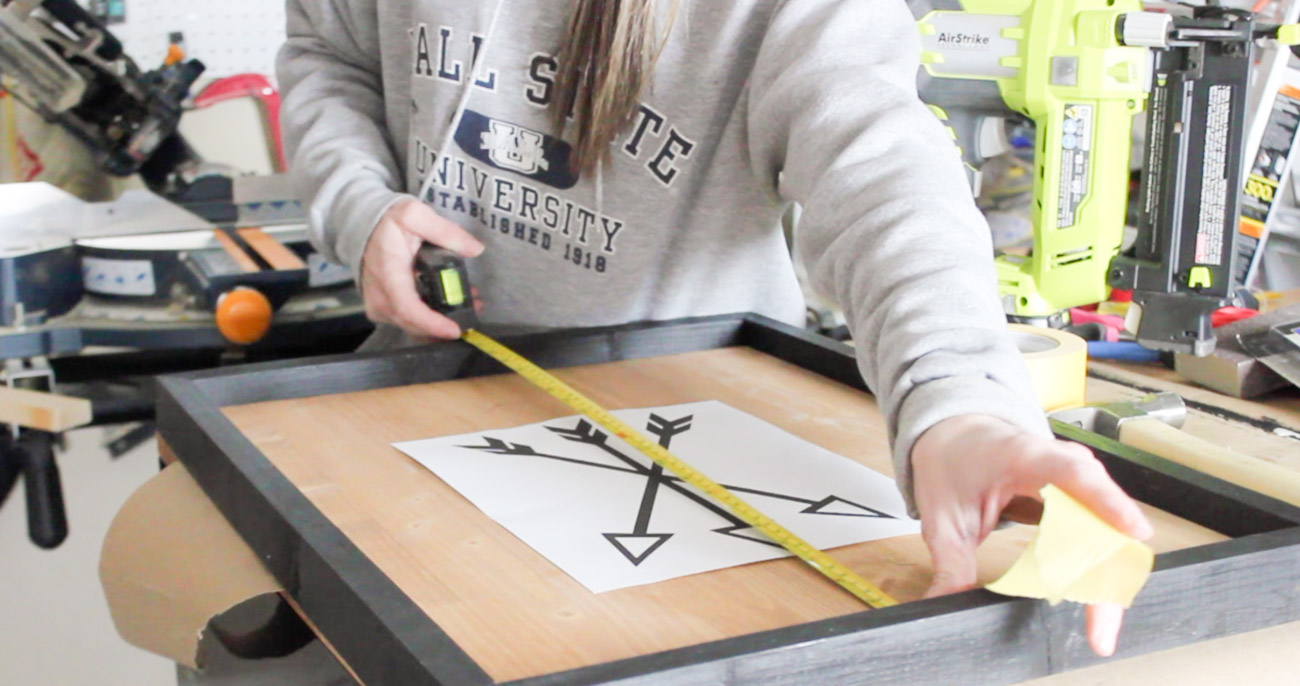 How to Make String Art {DIY Arrow Art} - Erin Spain