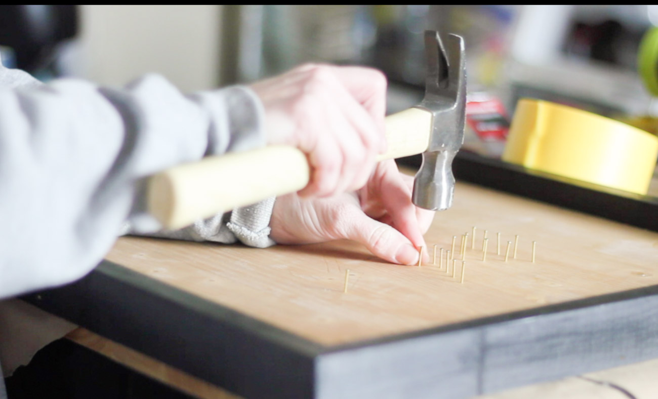 How to Make String Art {DIY Arrow Art} - Erin Spain