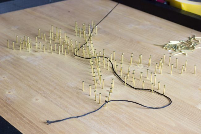 How to Make String Art {DIY Arrow Art} - Erin Spain