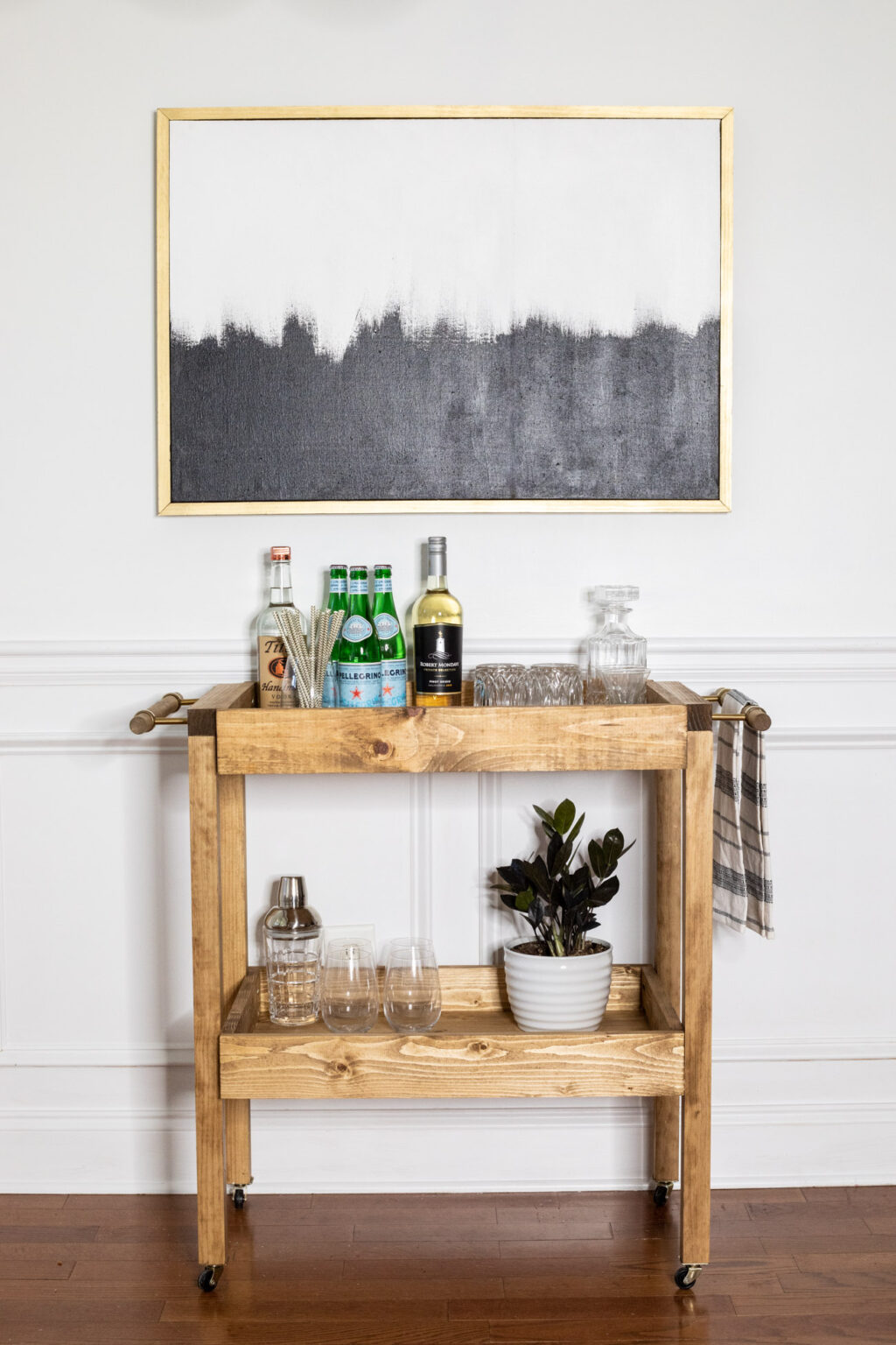 DIY Bar Cart - Erin Spain