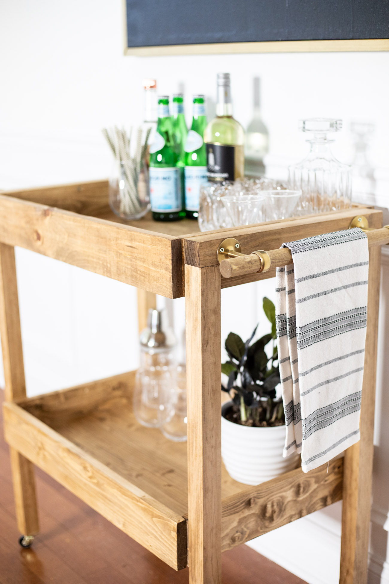 DIY Bar Cart - Erin Spain