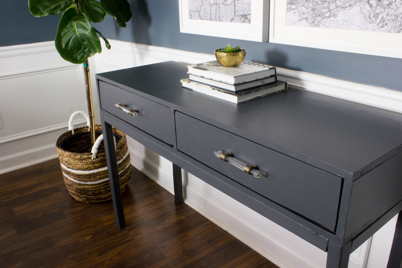 DIY Dining Room Buffet Table | Console Table Tutorial - Erin Spain