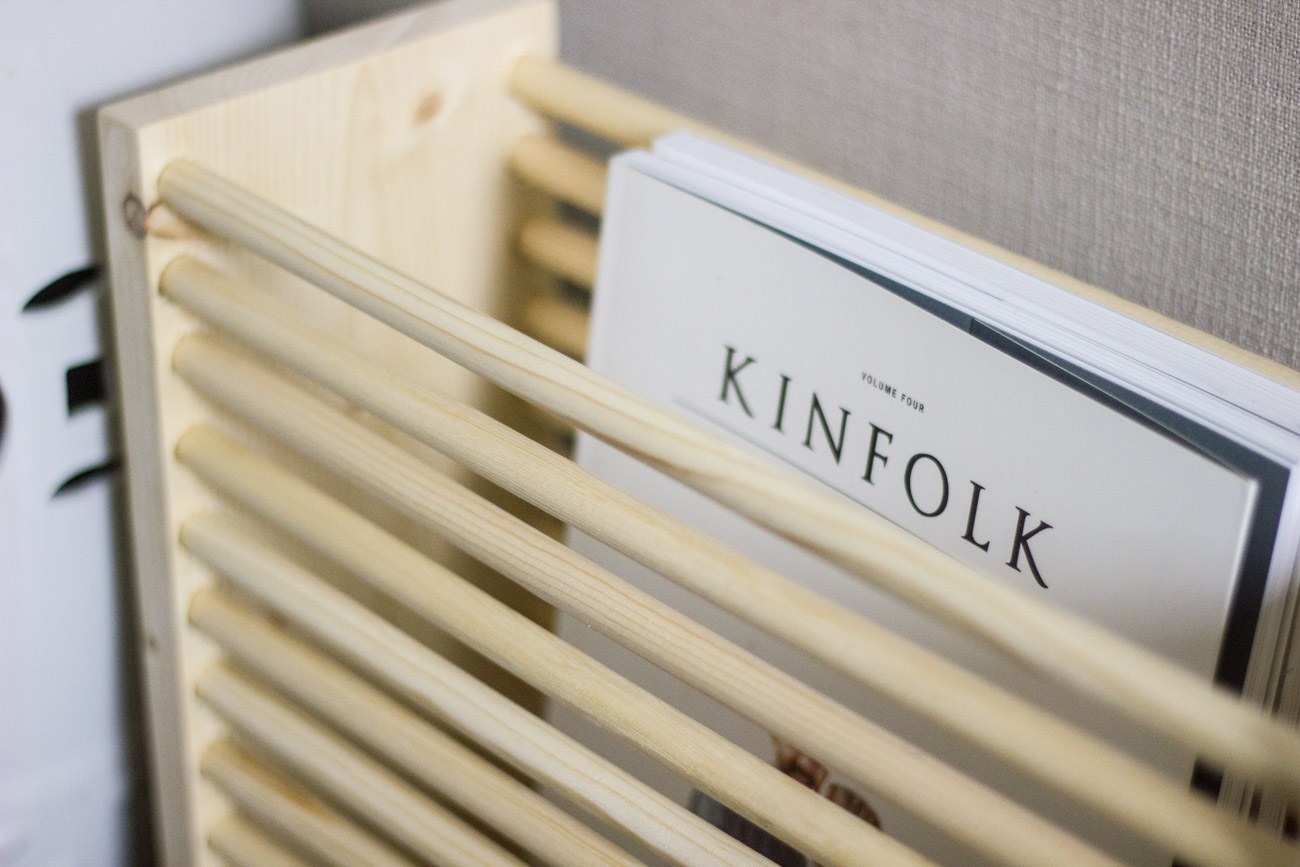 How to Make a DIY Magazine Holder - Erin Spain