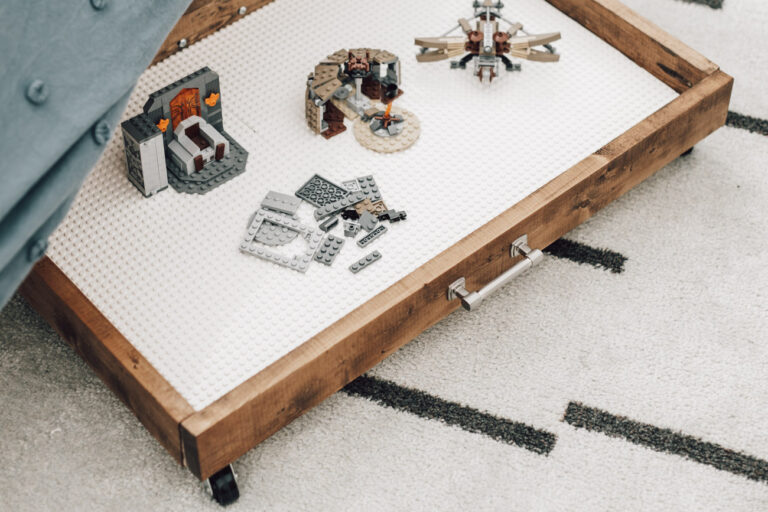DIY Rolling LEGO Storage Tray - Erin Spain