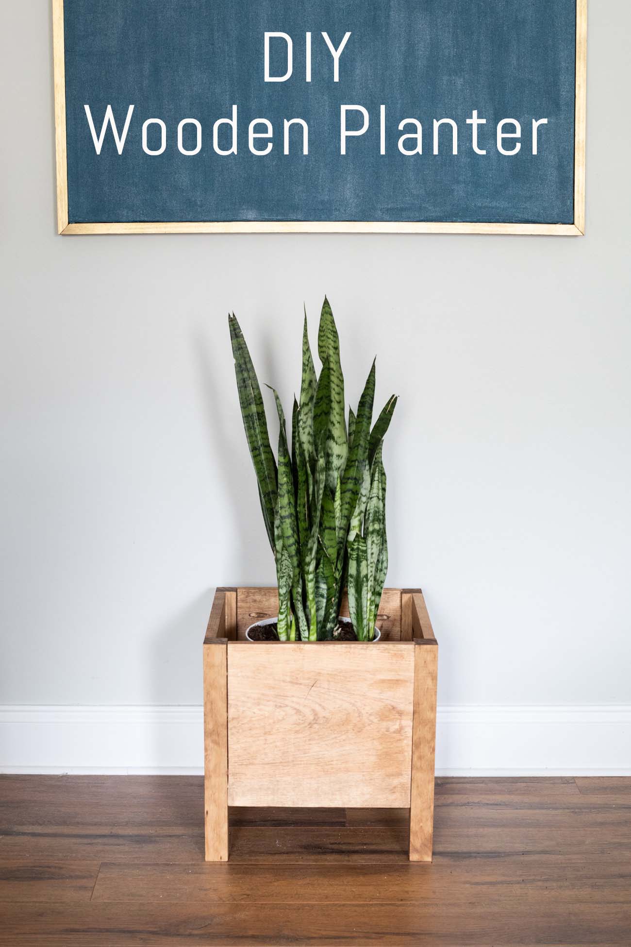 DIY Wooden Planter - Erin Spain