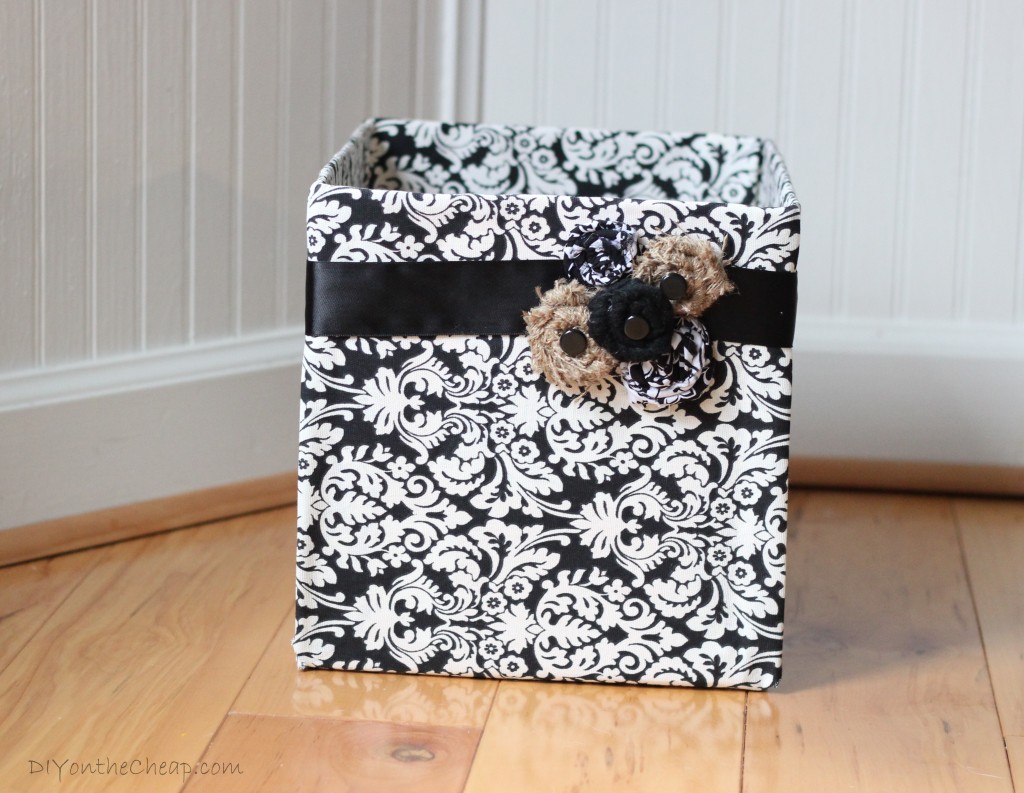 Fabric-Covered Diaper Box: Cute, Easy Storage - Erin Spain