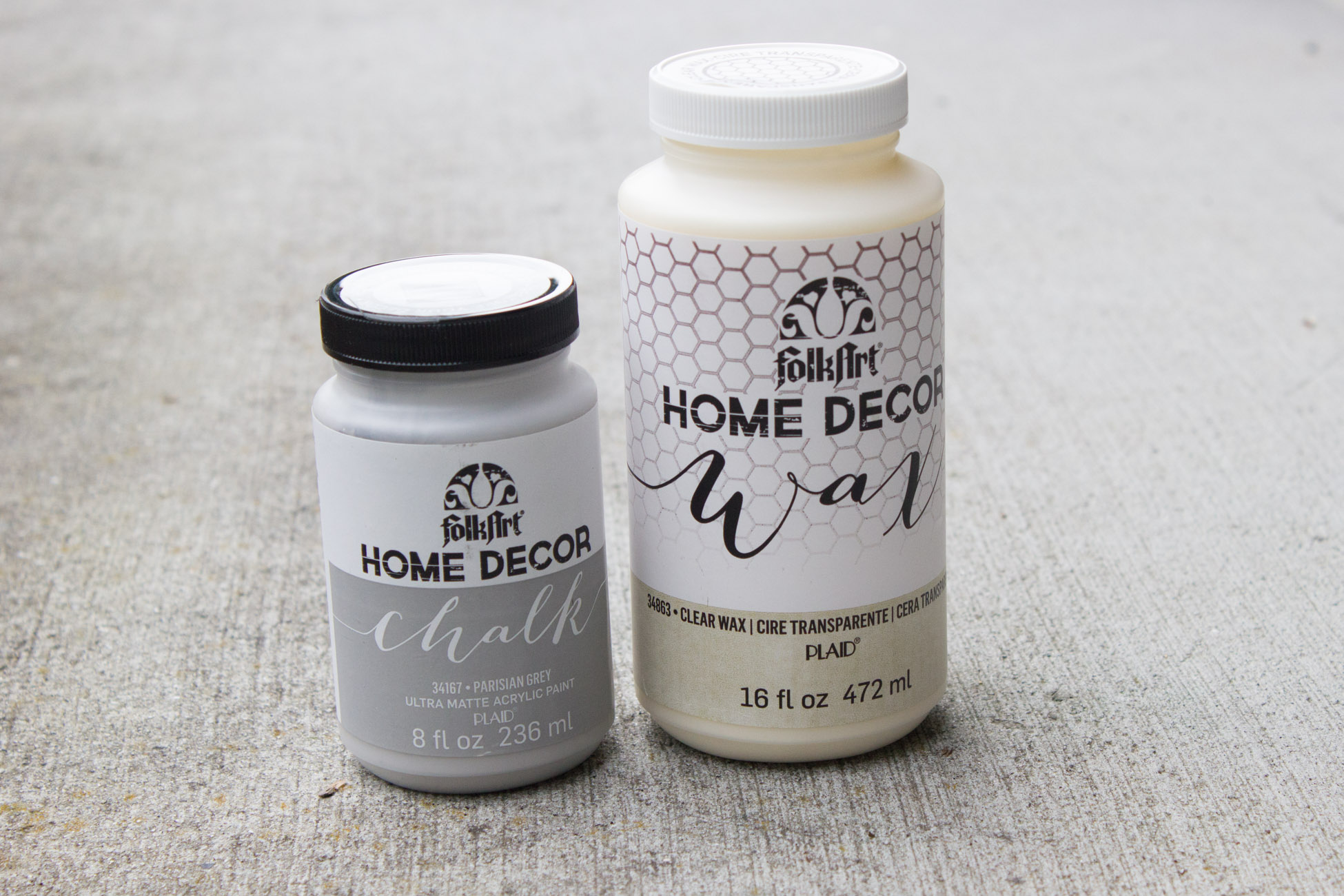 Side Table Makeover with FolkArt Home Decor Chalk - Erin Spain