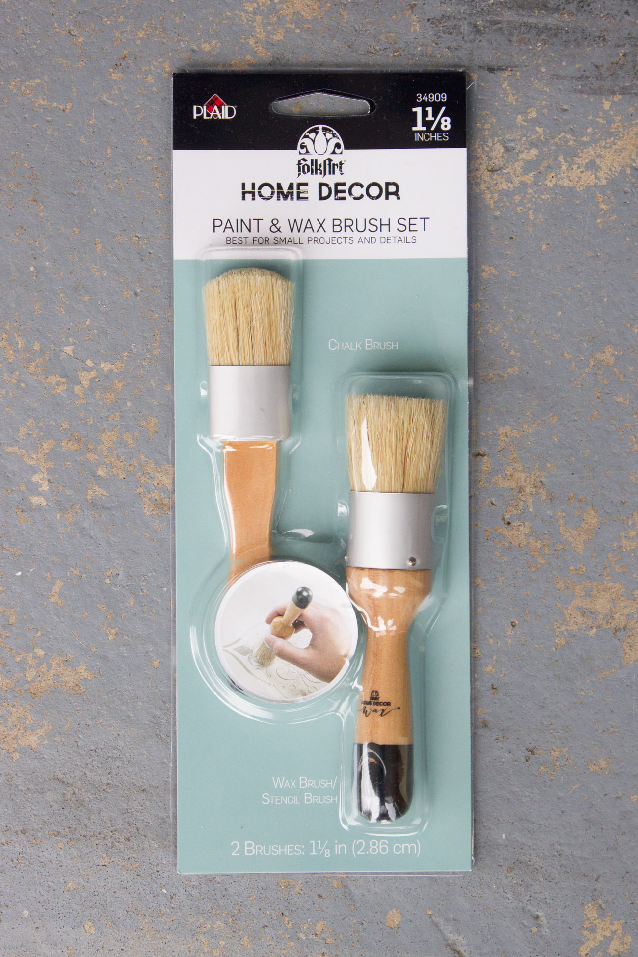 Side Table Makeover with FolkArt Home Decor Chalk - Erin Spain