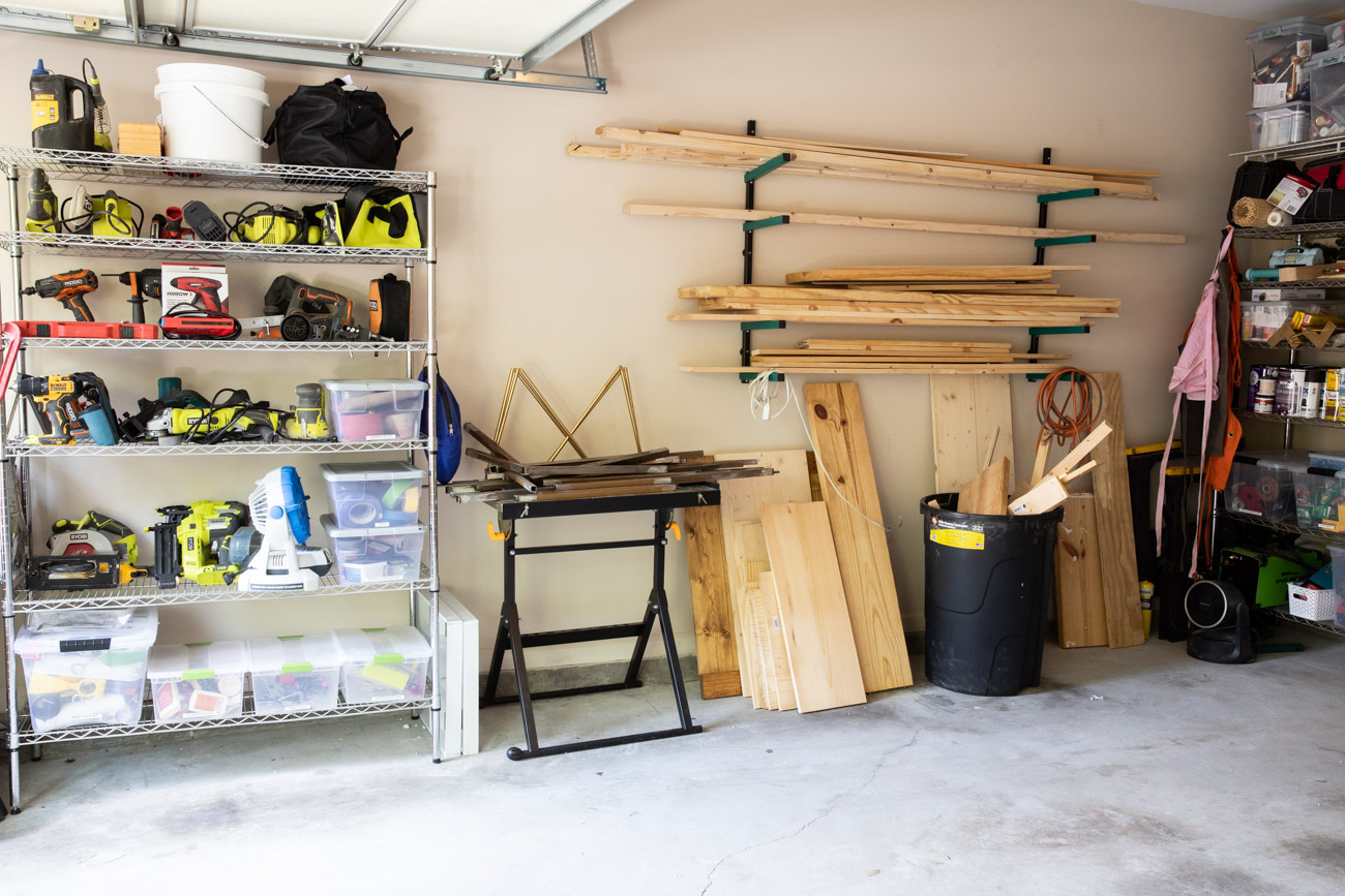 Garage Workshop Organization: Before & After - Erin Spain