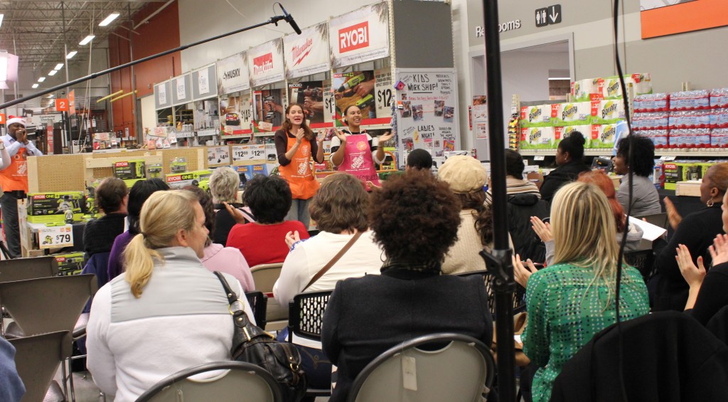 The Home Depot Do-It-Herself Workshop {+ Monogram Wreath Video Tutorial ...