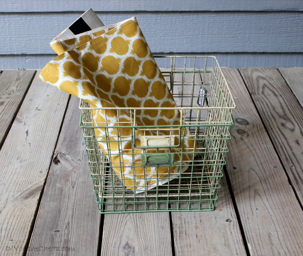 New Locker Baskets Turned Vintage Industrial: How To Make Metal Look ...