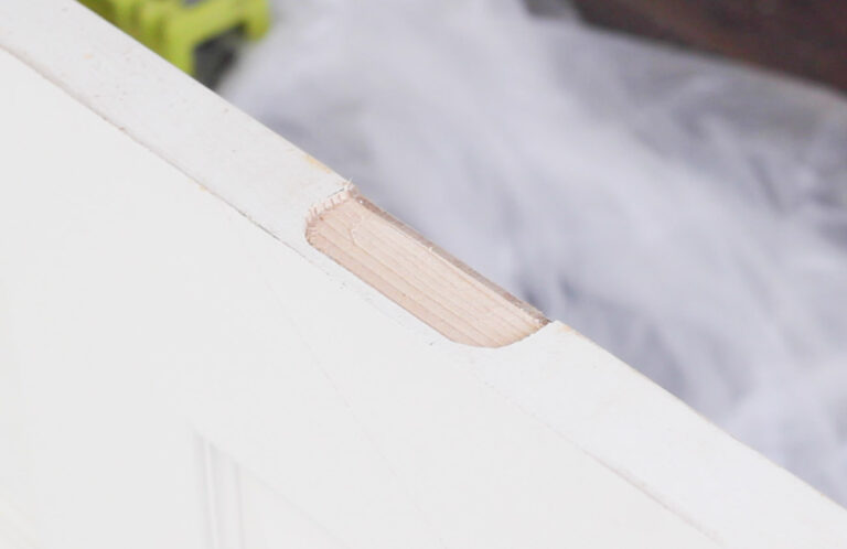 How to Cut Out Notches for Door Hinges (the Easy Way) - Erin Spain