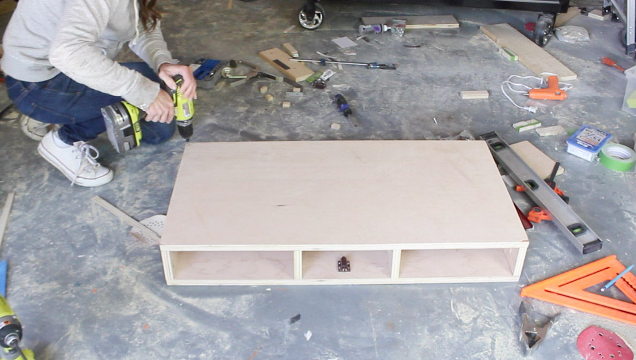 DIY Plywood Coffee Table - Erin Spain