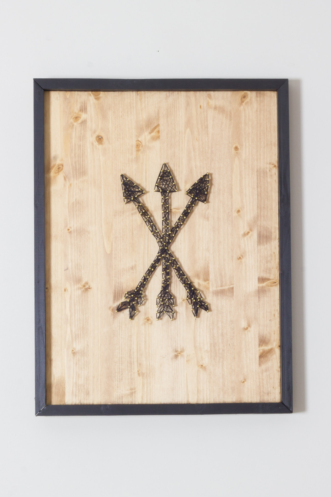 How to Make String Art {DIY Arrow Art} - Erin Spain