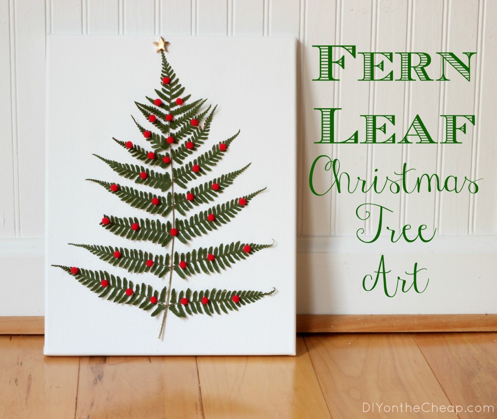 Fern Leaf Christmas Tree Art - Erin Spain