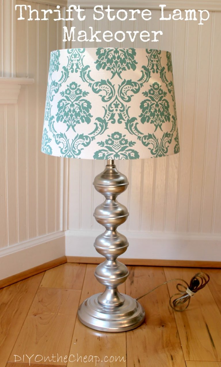 Thrift Store Lamp Makeover - Erin Spain