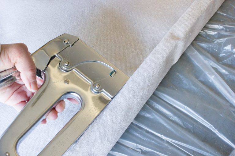 Large-Scale Abstract Art on a DIY Drop Cloth Canvas - Erin Spain