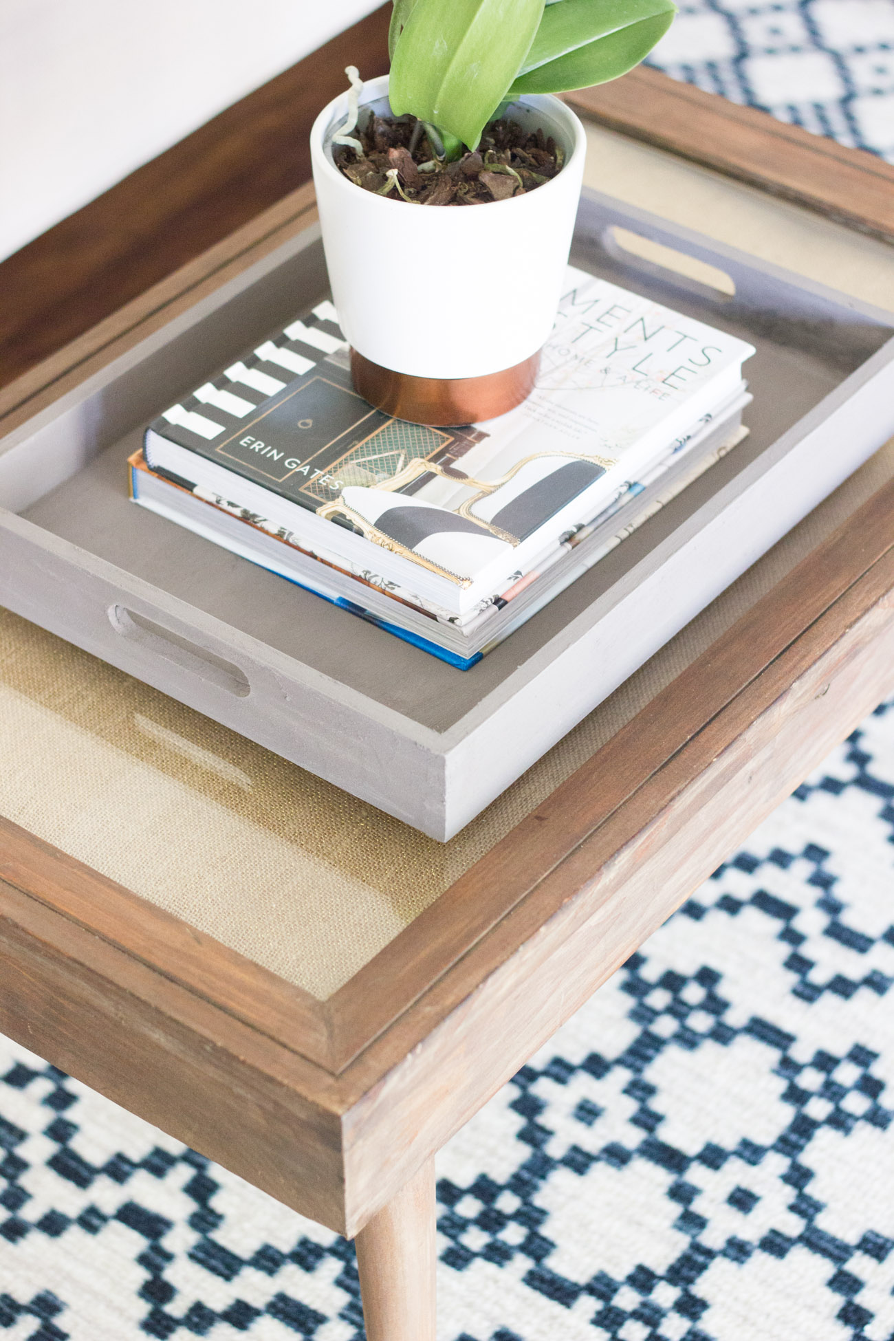 Easy DIY Painted Serving Tray on a Budget - Erin Spain