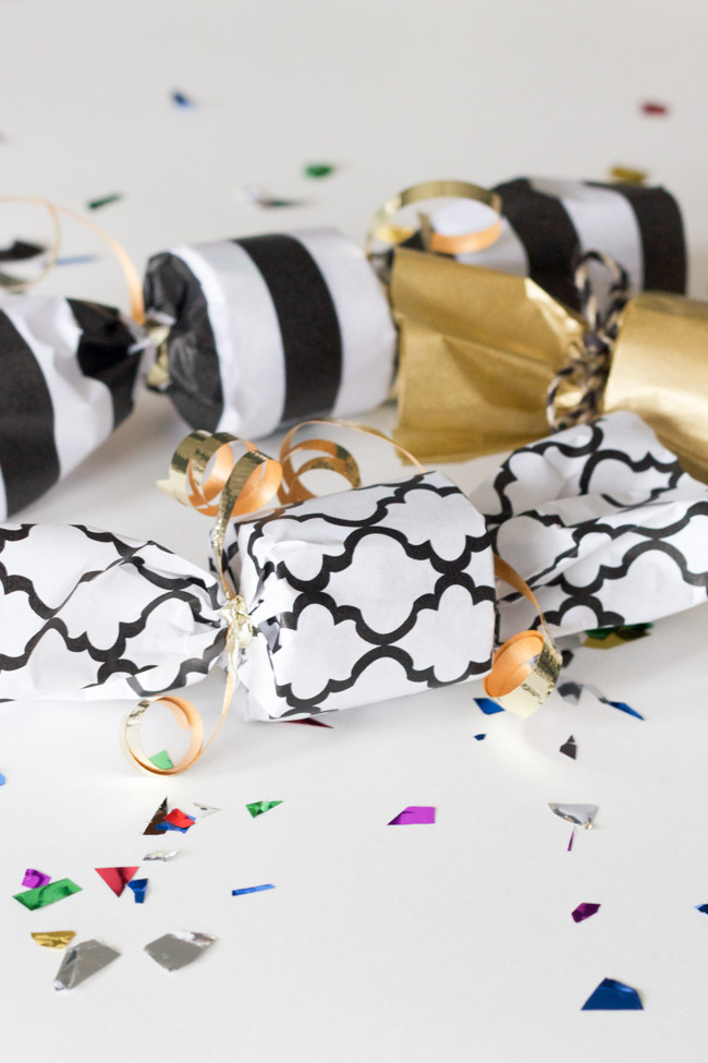 DIY Confetti Poppers for New Year's Eve - Erin Spain