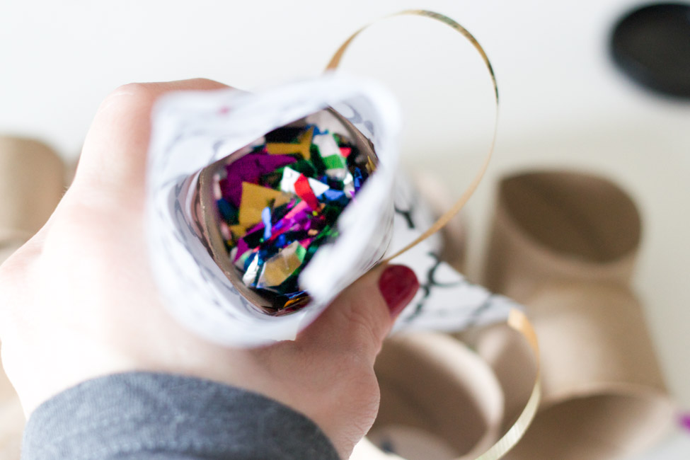 DIY Confetti Poppers for New Year's Eve - Erin Spain