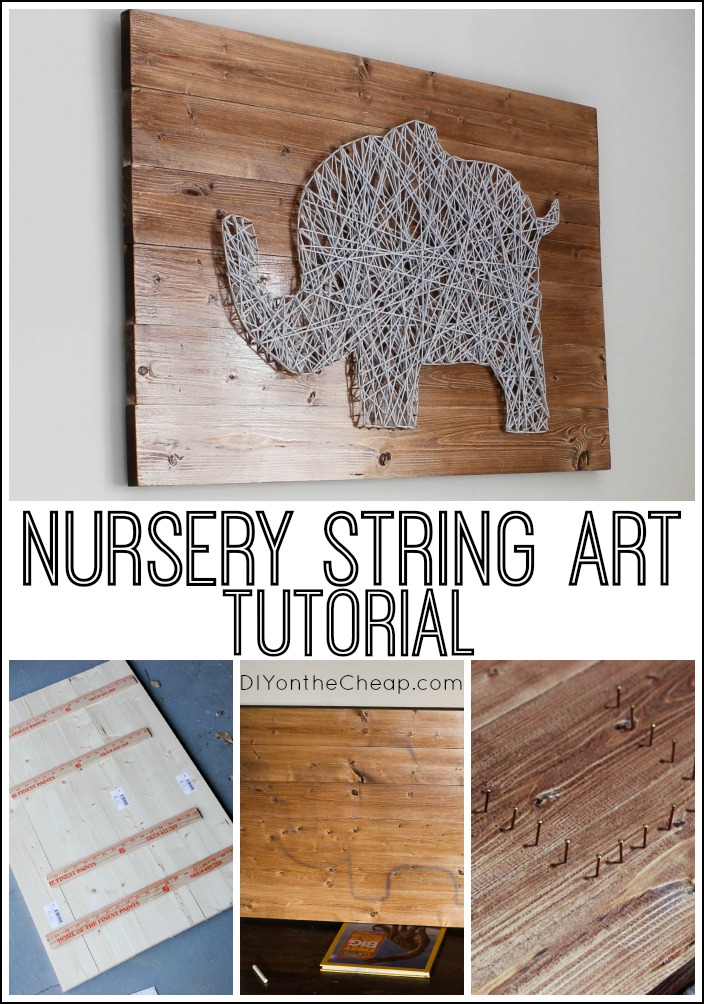 DIY Nursery String Art Tutorial - Erin Spain