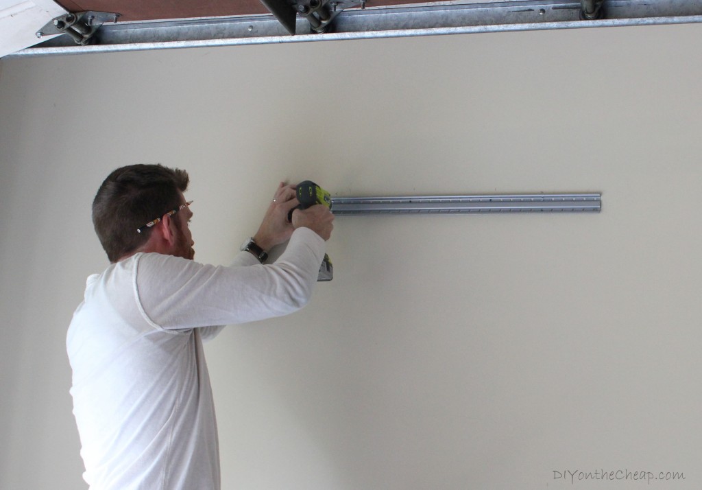 Organizing the Garage with Rubbermaid FastTrack - Erin Spain