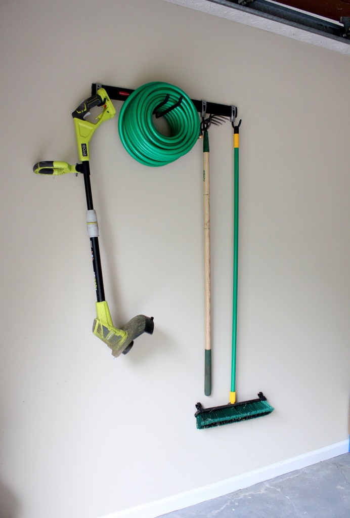 Organizing the Garage with Rubbermaid FastTrack - Erin Spain