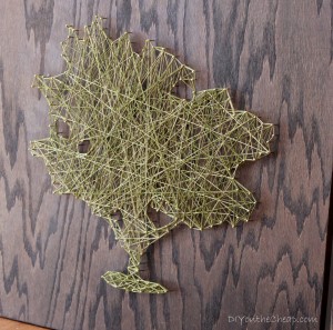 DIY Tree String Art - Erin Spain