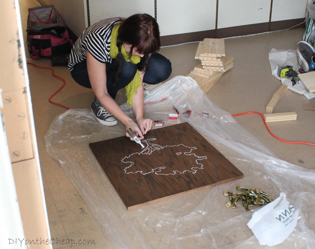DIY Tree String Art - Erin Spain