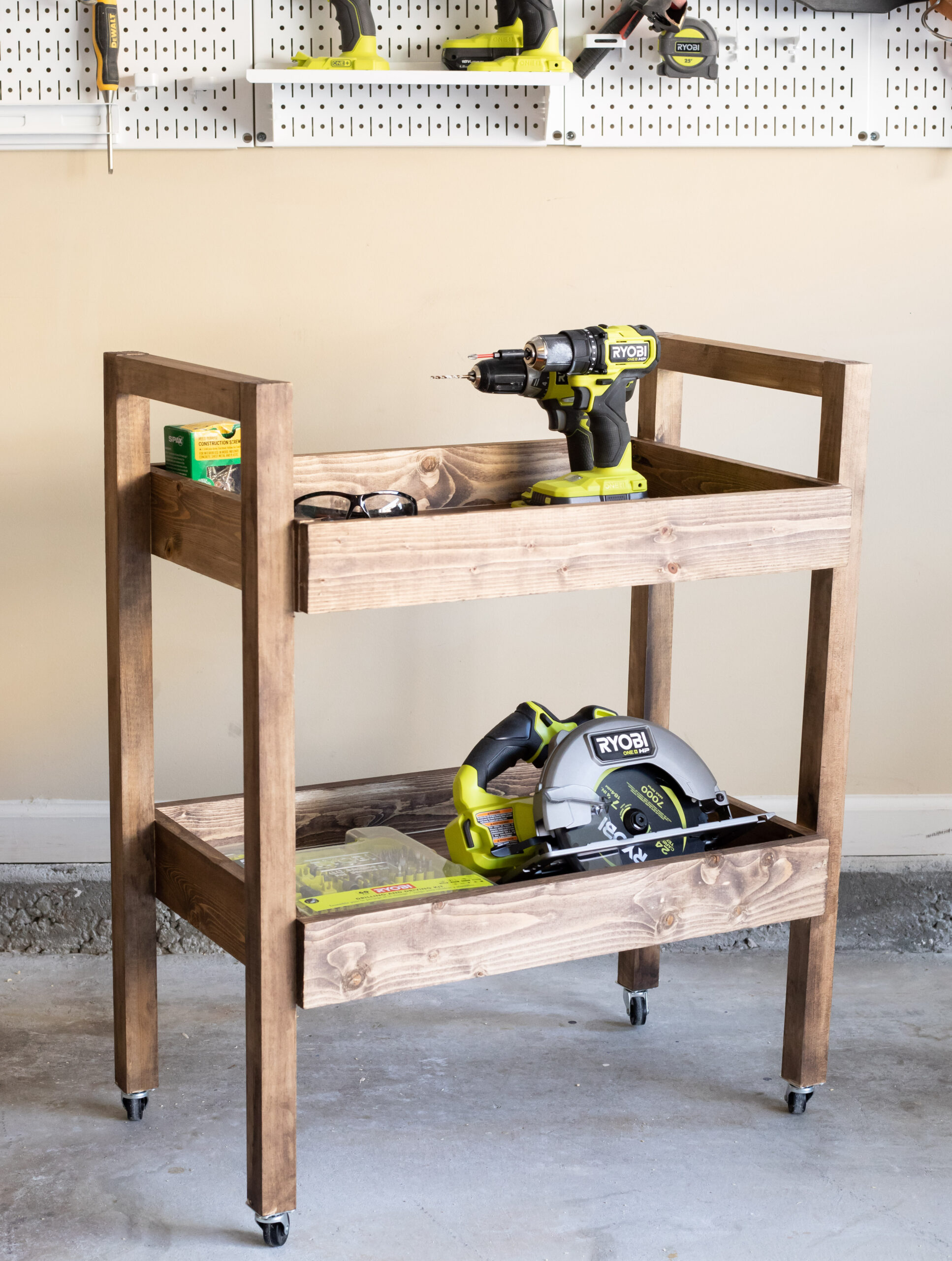 DIY Workshop Utility Cart - Erin Spain