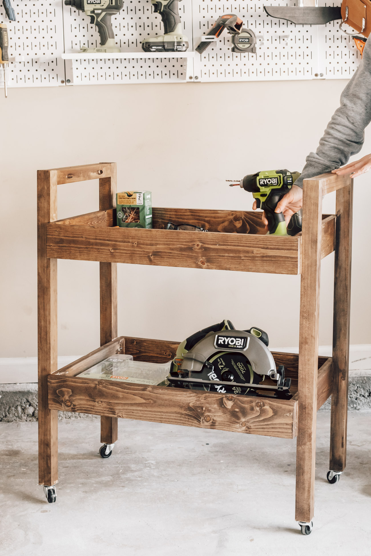 DIY Workshop Utility Cart - Erin Spain